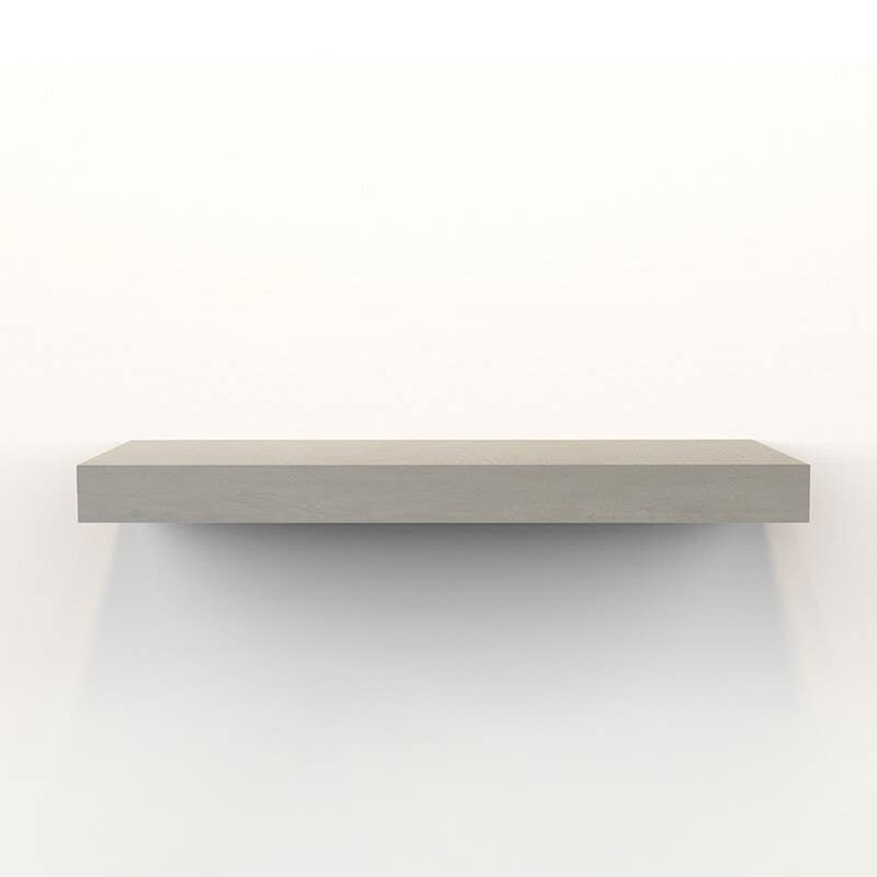 cement floating shelf